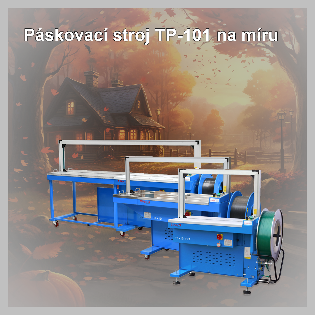 Páskovací stroj TP-101 - automatické řešení na míru - PENTA - servis s.r.o.